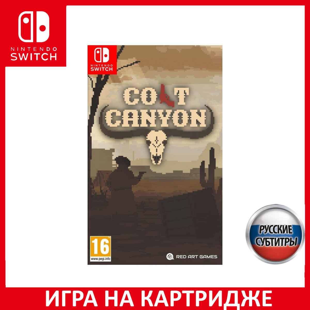 Игра Colt Canyon Switch Русская Версия Картридж на Nintendo Switch