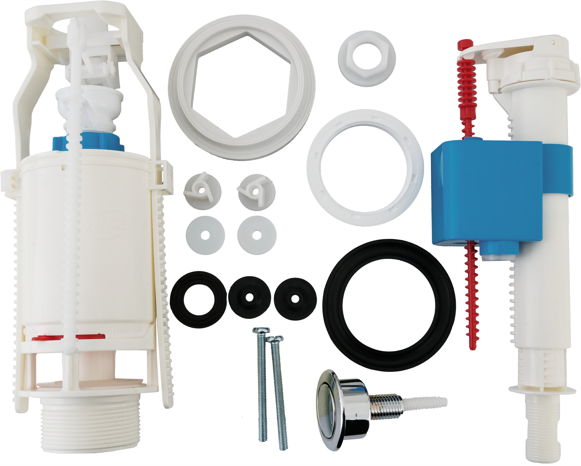 Арматура Анипласт хром пластик нижняя подводка