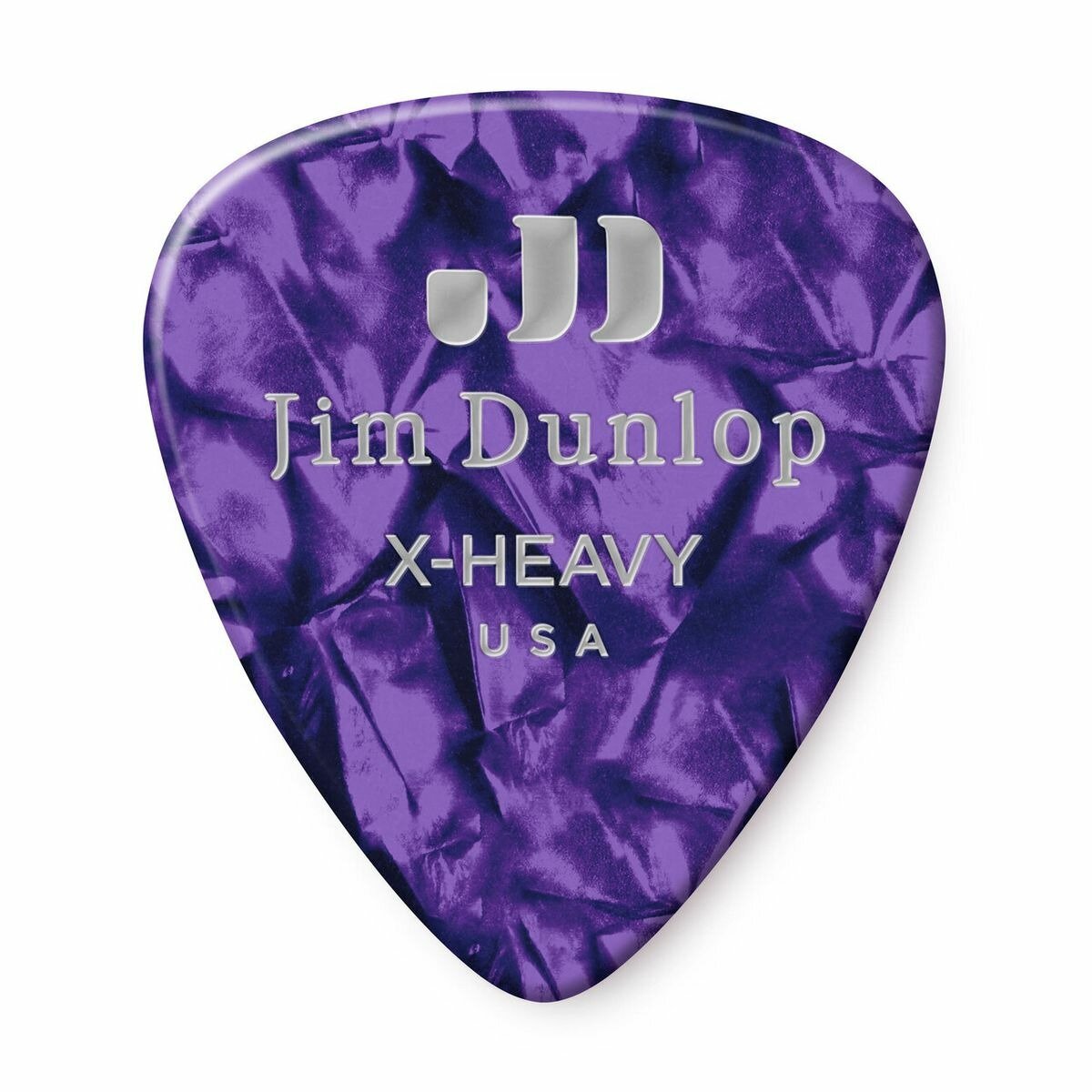 Медиатор Dunlop 483P13XH Celluloid Purple Pearloid Extra Heavy 12Pack