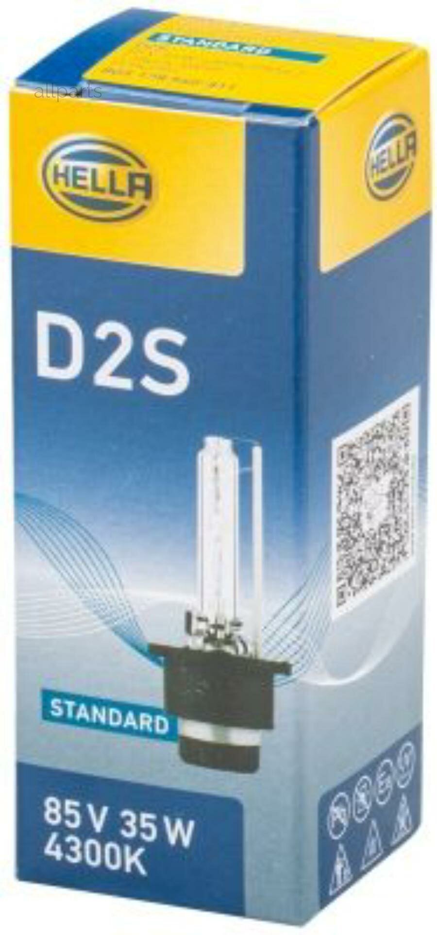 BEHR-HELLA 8GS178560811 8GS 178 560-811_лампа XENON (D2S) 85V 35W 4300K P32d-2