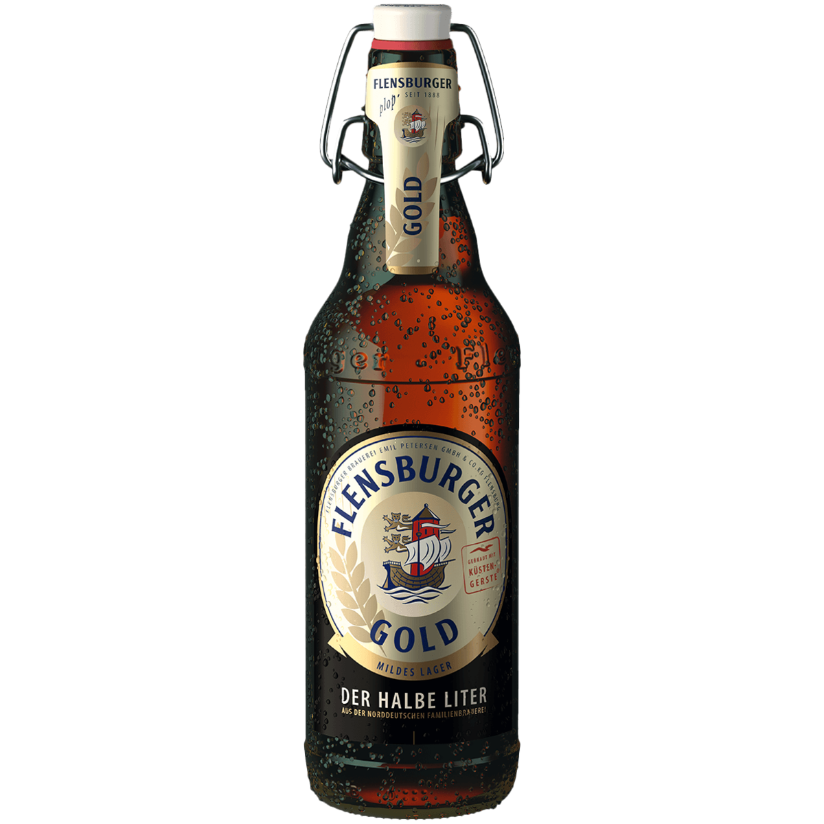 Пиво Flensburger Gold светлое 0,5 л