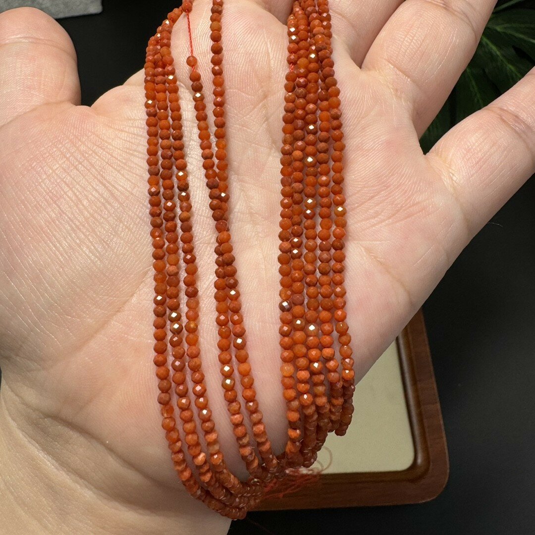 Бусины "Чистый натуральный агат", 2мм, 38см