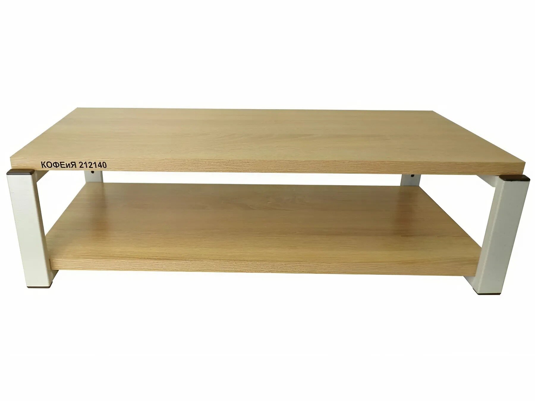 Полка для кофемашины GARROSS "SIBERIA 212140", две полки 30х60 см, высота 17 см, каркас серый, цвет полок дуб сонома