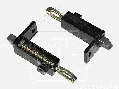 Защелка двери задка для а/м газ 2705 левой верхний/нижний "шанс плюс" (к-т) в упак. (алюминий) (2705