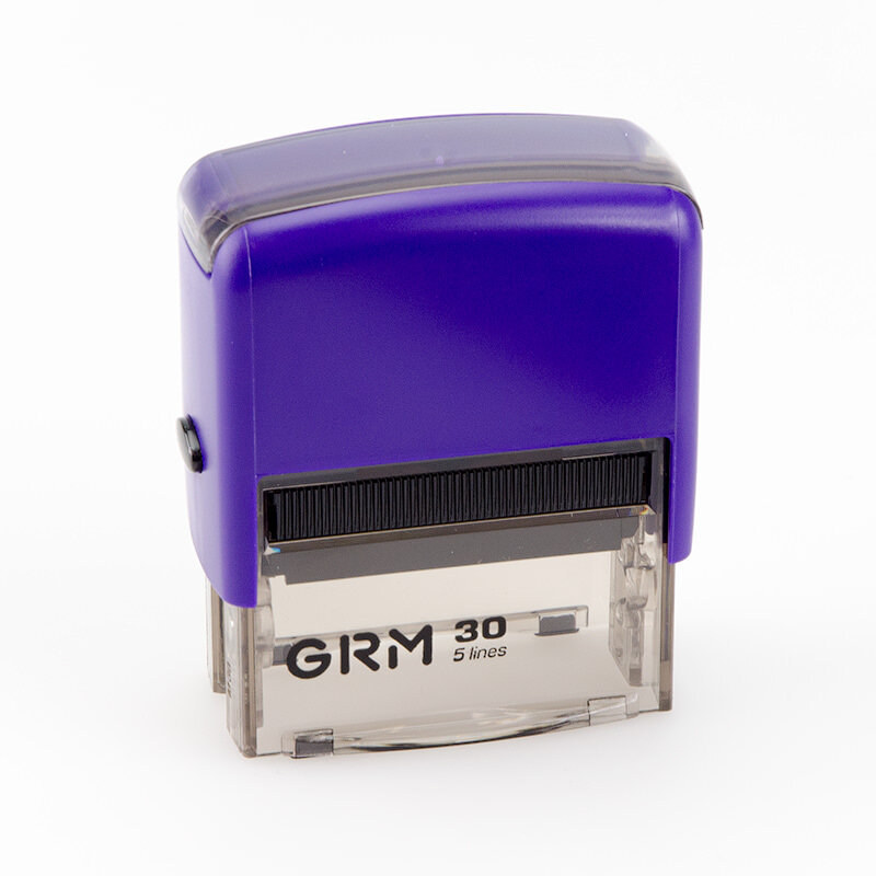 GRM 30. Оснастка для штампа, 47х18мм, корпус фиолетовый