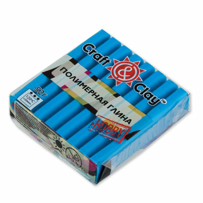 Полимерная глина "Craft&Clay" CCH 52 г 1017 голубой