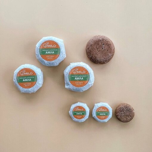 Твердый шампунь «Амла», Omilo, 75 гр.