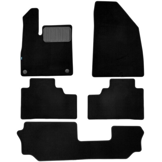 Коврики в салон Klever Premium для GAC GS8 2021-, внед, текстиль, 5шт