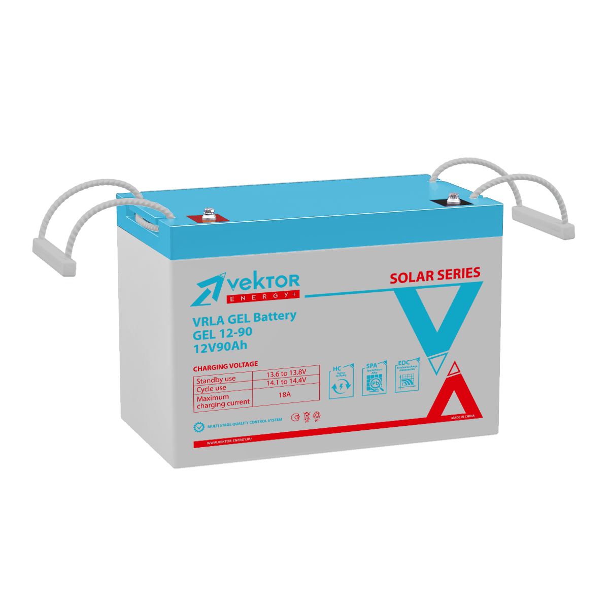 Аккумуляторная батарея Vektor Energy GEL 12-90