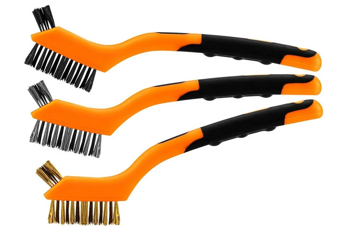 NEO Tools Набор проволочных щеток из 3 шт. 3х7 рядов 39-100