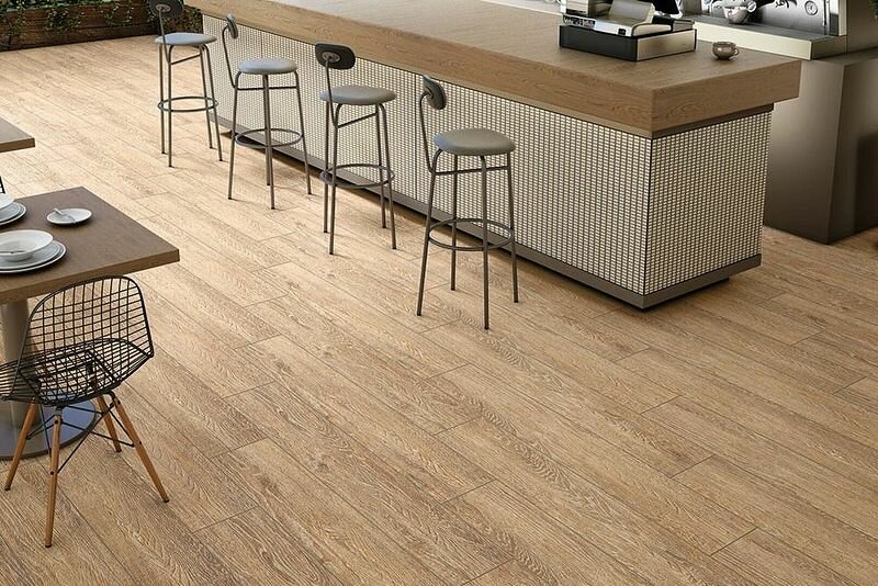 Керамогранит Gravita Caldera Pine 20x120 см бежевый матовая, современный стиль