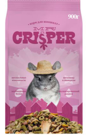 MR.Crisper Корм для шиншилл, 900г 0.9 кг