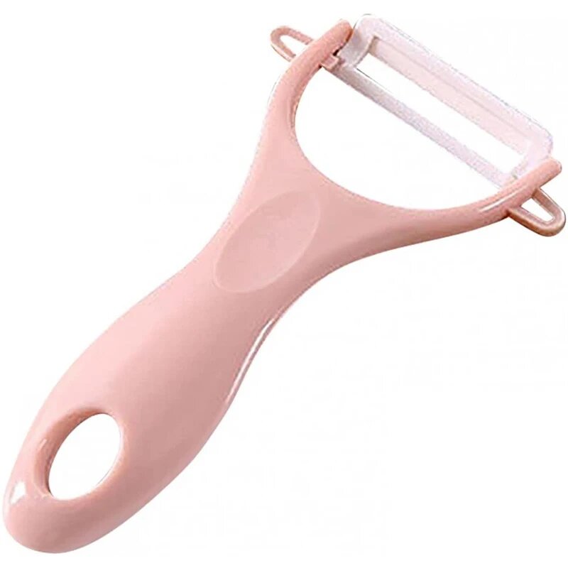 Керамическая овощечистка для фруктов и овощей Розовый