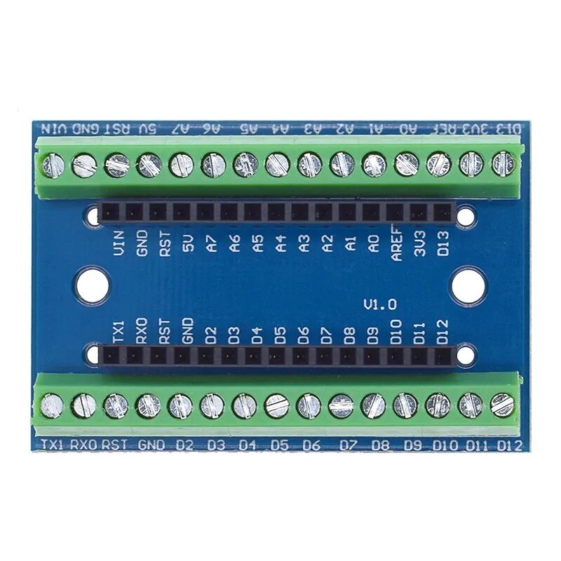 V3.0 3,0 терминальный адаптер контроллера, плата расширения NANO IO Shield, простая удлинительная пластина для Arduino AVR ATMEGA328P