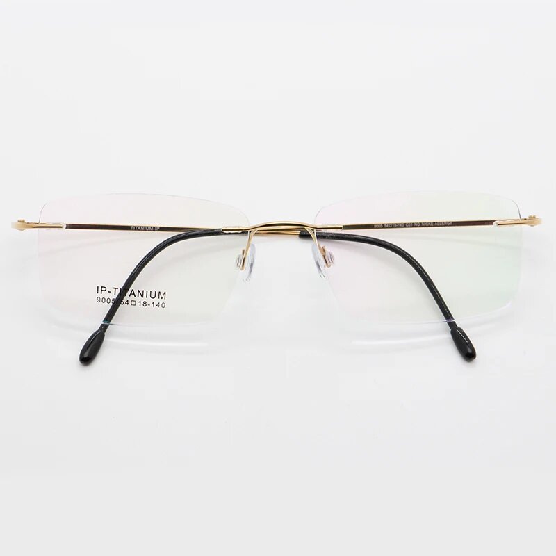 Золотая оправа для очков BCLEAR, Frame Color: Gold