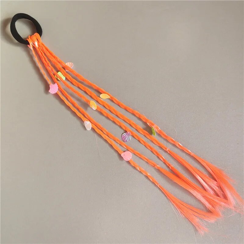 Детские цветные косы из полиэстера FQ877-E