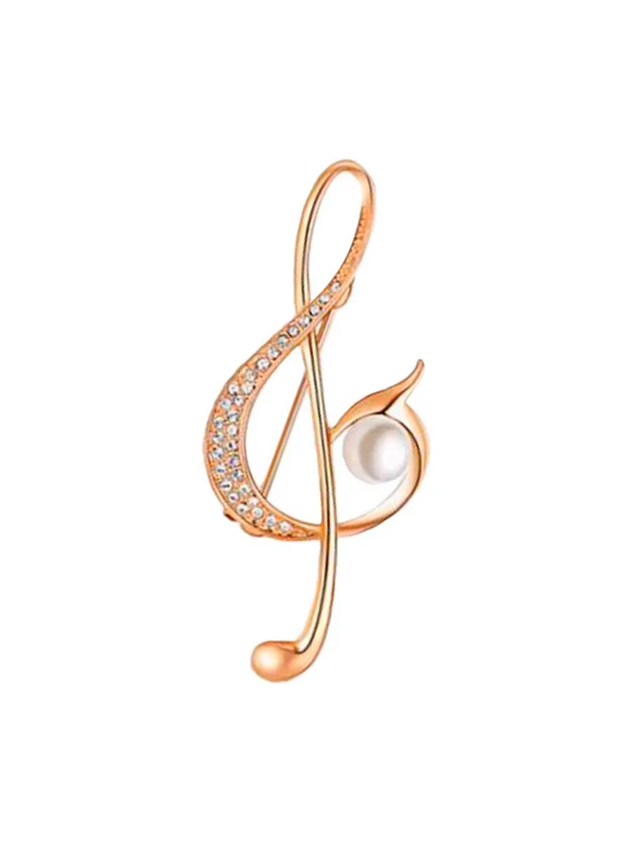 Брошь, стразы