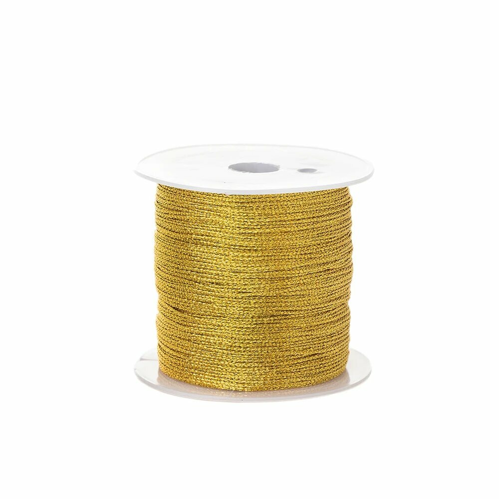 Желтая нейлоновая нить для рукоделия, 50 м, Gold