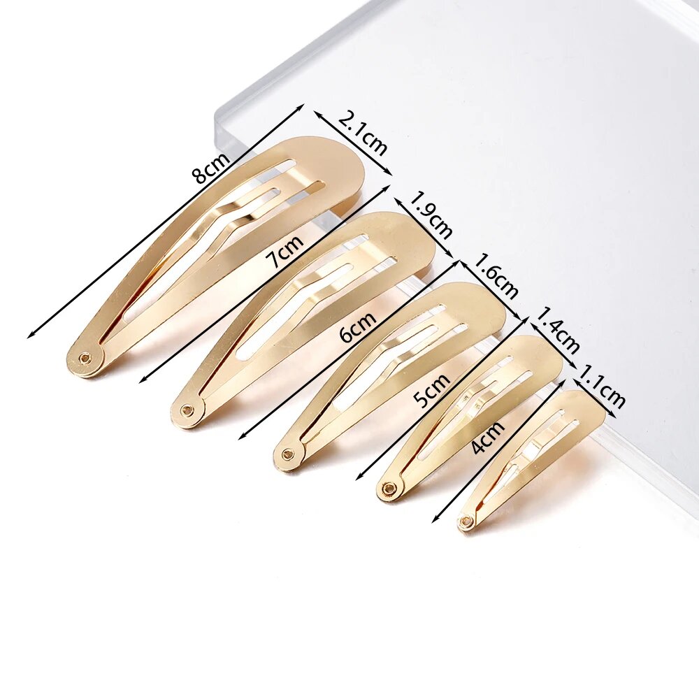 Заколки для волос St.kunkka металлические 4-8 см 20 шт. 5.0cm, KC Gold