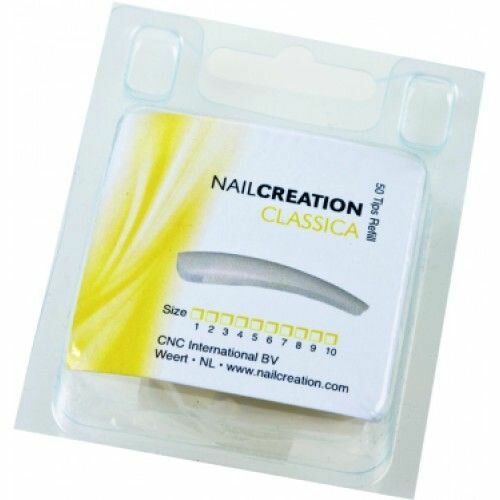 Nail Creation Классические зауженные типсы ассорти 50 шт №3