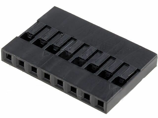 BLS2-8 , Гнездо на кабель 1х8 с контактами 2.0мм / 9 штук