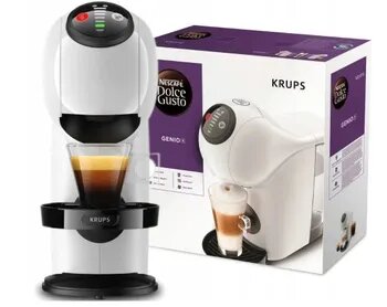 Krups Капсульная кофемашина KP240110, бежевый, бирюзовый