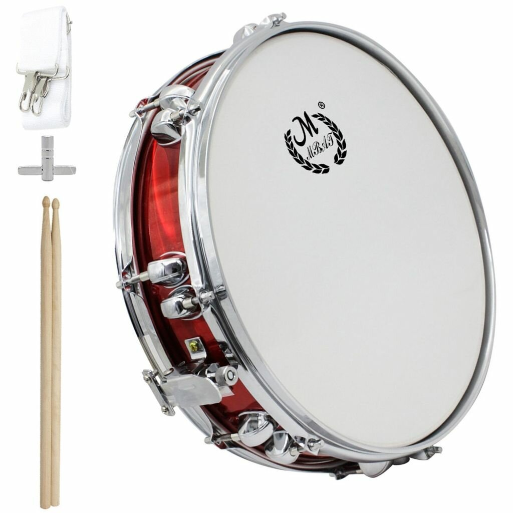 14-дюймовый малый барабан Meibet silver edge лазерный красный