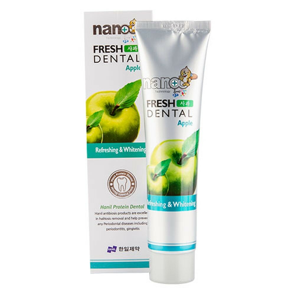 Зубная паста Hanil "Fresh Dental", яблоко, укрепление эмали, 160г