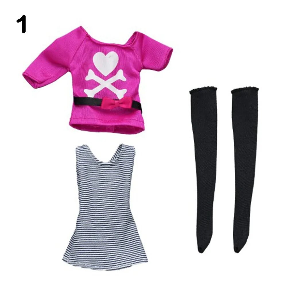 Набор одежды для куклы 29-32 см Розовый, 1