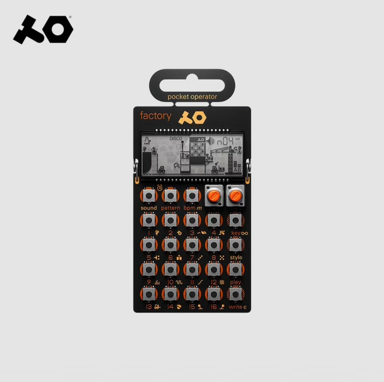 TEENAGE ENGINEERING PO-16 factory Многофункциональный карманный синтезатор Портативный сэмплер Секвенсор Встроенные динамики