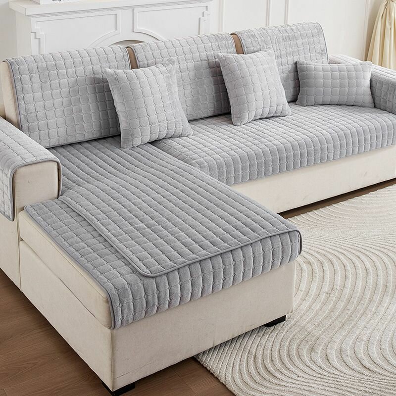 Мягкий чехол для дивана, диванная подушка, нескользящая ткань four seasons