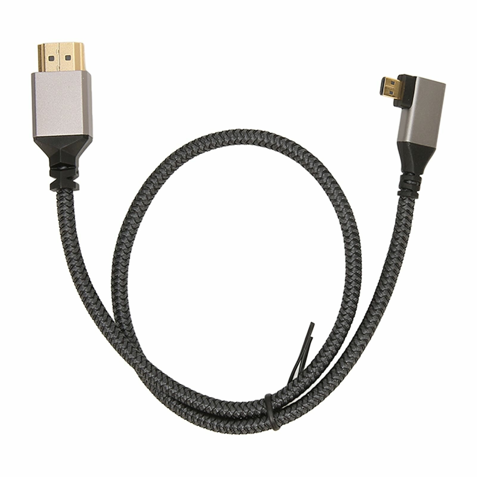 Угловой Micro-HDMI HDMI кабель 0.5м (левый)