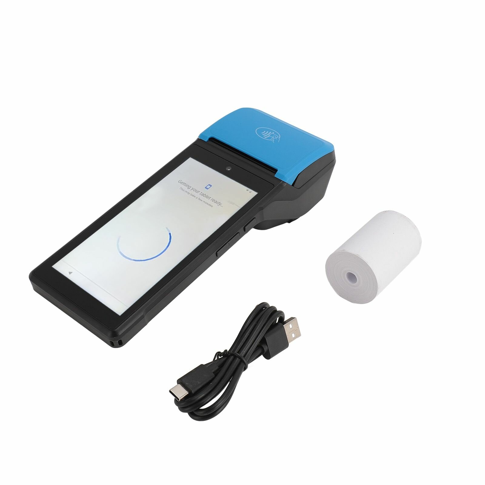 POS PDA 5.5" 1080P, 58 мм термопринтер, Android 12, 4G/LTE/WiFi/BT/NFC