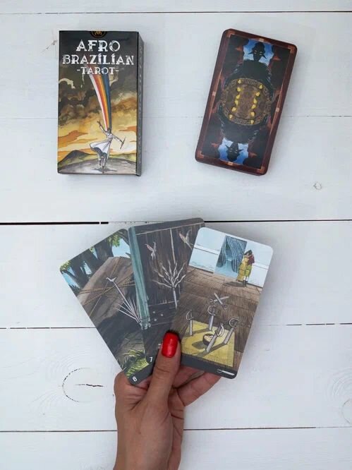 Таро Lo Scarabeo, афро-бразильские, картон, классический формат