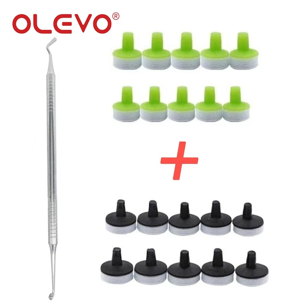 Стоматологические шпатели Olevo, набор Mix Kit Silver