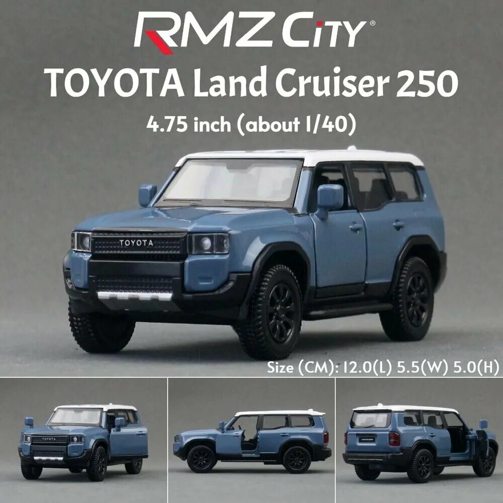 RMZ CITY 1/36 Коллекционная металлическая машина TOYOTA Land Cruiser LC250 Off-Road