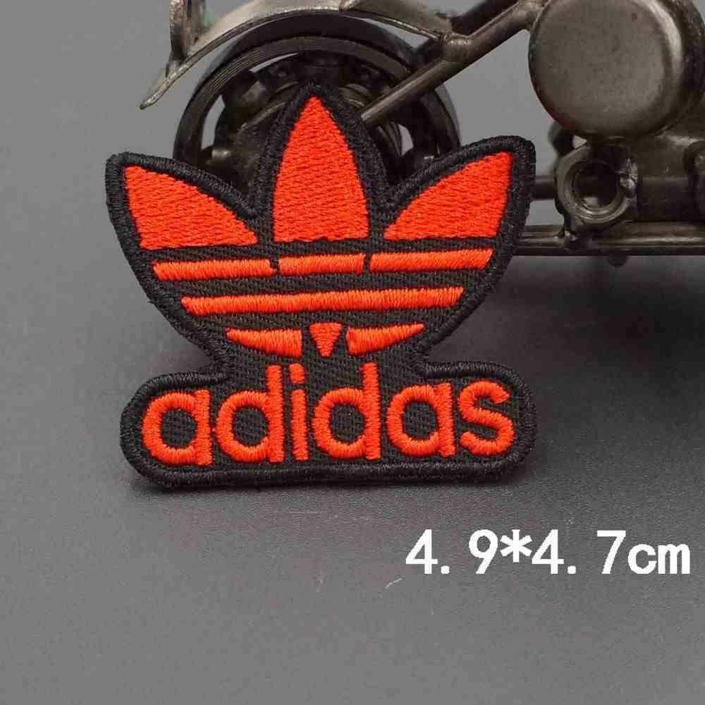 Adidas Вышитая тканевая нашивка с клеевой основой, горячее тиснение и термоклей для одежды, вариант на липучке или для пришивания вручную, в комплекте набор игл и ниток