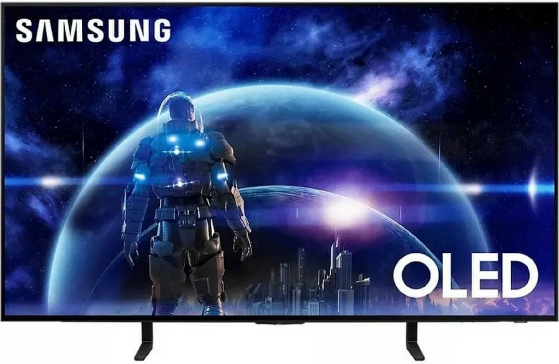 Телевизор Samsung QE48S90DAEXRU, 4K Ultra HD, 3840x2160, черный