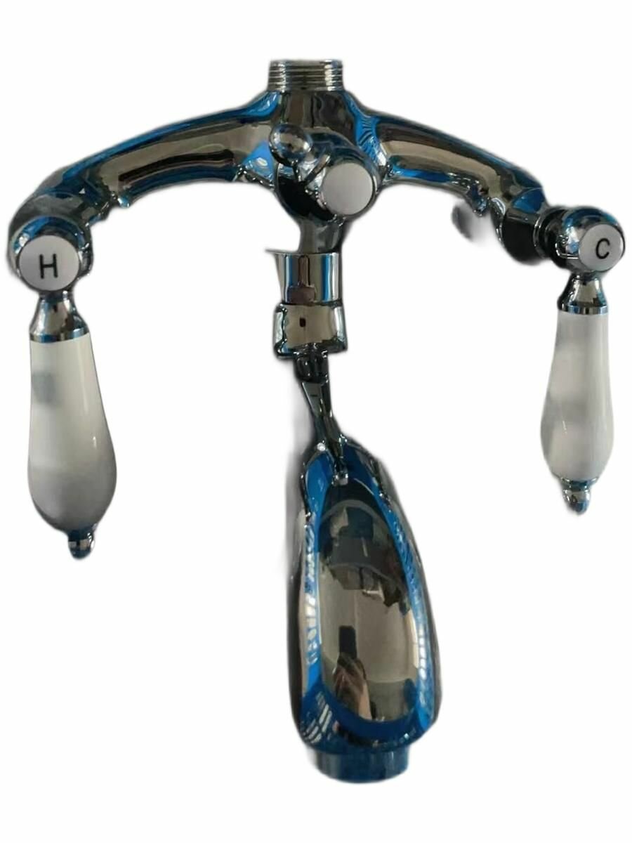 Душевая система из матового никеля диаметром 8 дюймов (около 20,3 см), смеситель для душа в ванной комнате, с насадкой для ванны и ручным распылителем, настенный душ с двойной поперечной ручкой