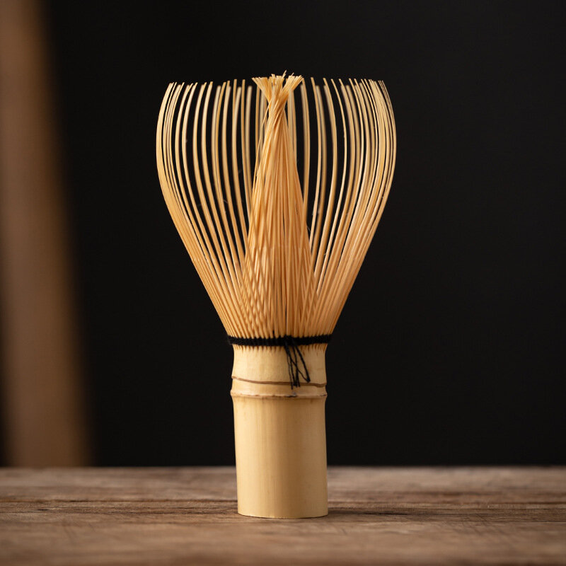 2025 Настоящий чайный венчик ручной работы, венчик для матча, мешалка для японской чайной церемонии, инструмент для матча в стиле династии Сун, фиолетовый бамбуковый венчик для матча