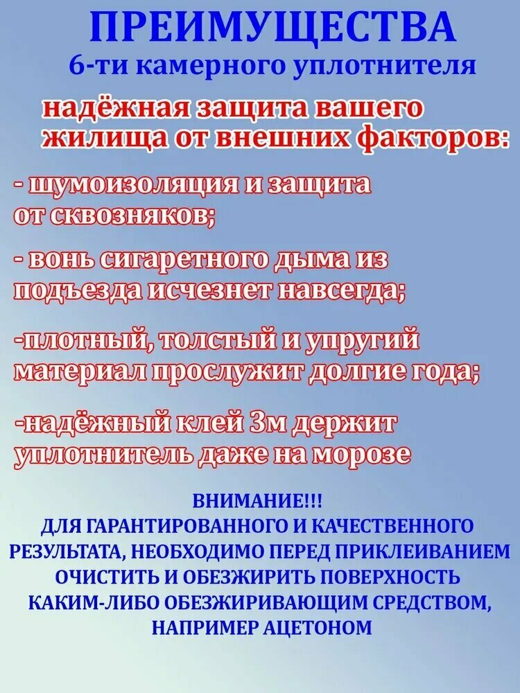 Уплотнитель для окон и дверей — фото 1