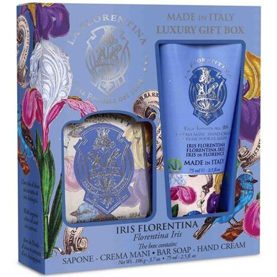 Подарочный набор LA Florentina Bellosguardo Ирис (Крем 75мл+Мыло 106г)