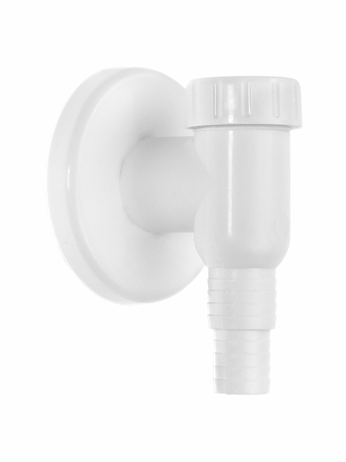 Клапан обратный для стиральной машины или сифон, белый пластик, MasterProf