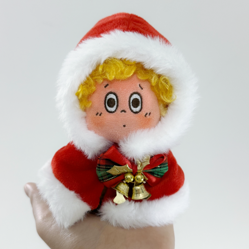 Капот с колокольчиками и красным худи для аксессуаров Star People Doll (без куклы)