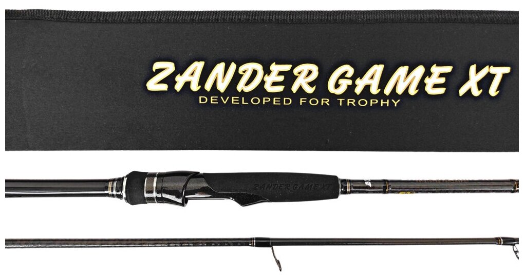 Спиннинг Hearty Rise Zander Game XT Limited ZGXT-762M тест 10-44 г длина 230 см