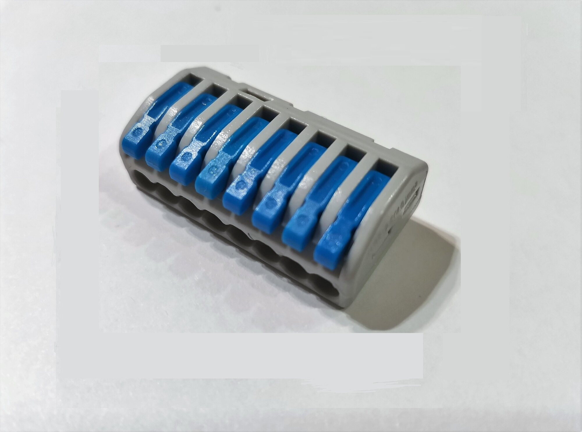 Клемма DEFA, разжимная, 8 pin, 4.0мм2, полиамид, синяя, 1 шт.