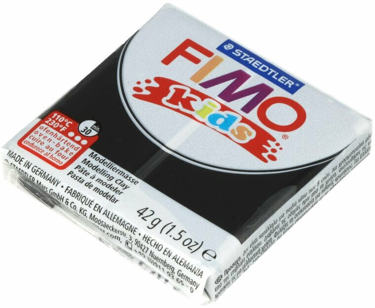 FIMO Kids полимерная глина для детей 42 г 8030-9 Черный