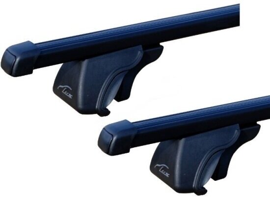 Багажник на рейлинги Lux классик, прямоугольные дуги 1.2м