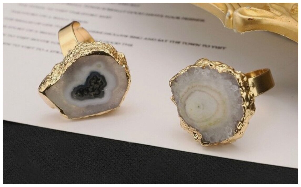 Кольцо, агат