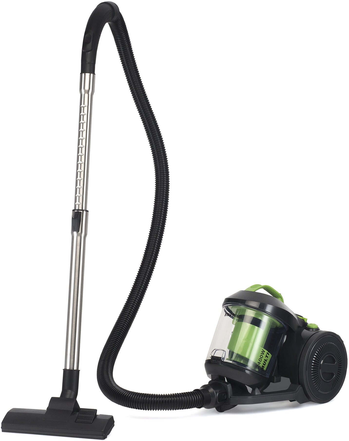 Пылесос Starwind SCV2045 2400Вт серый/зеленый